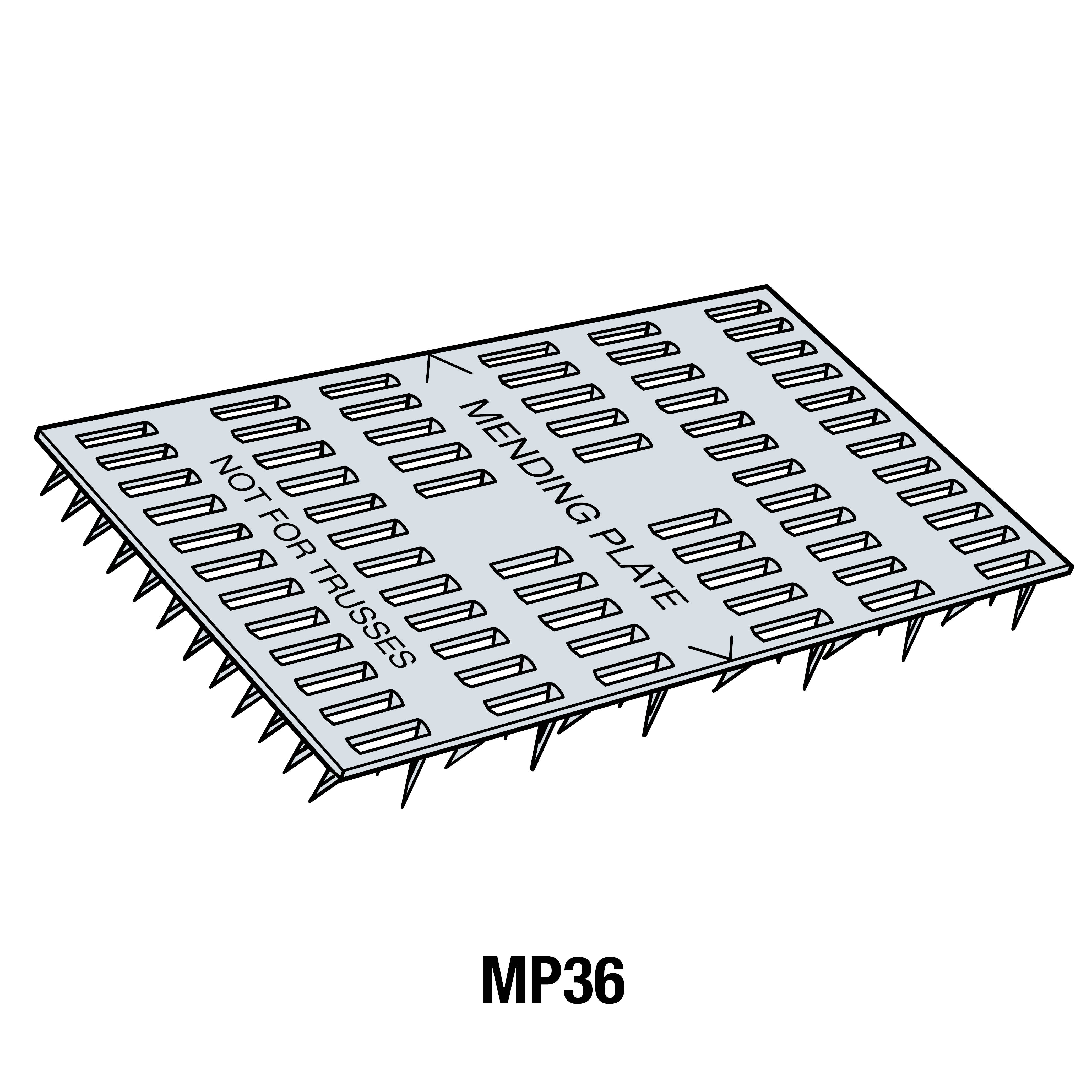 Mending Plate - MP | Simpson Strong-Tie