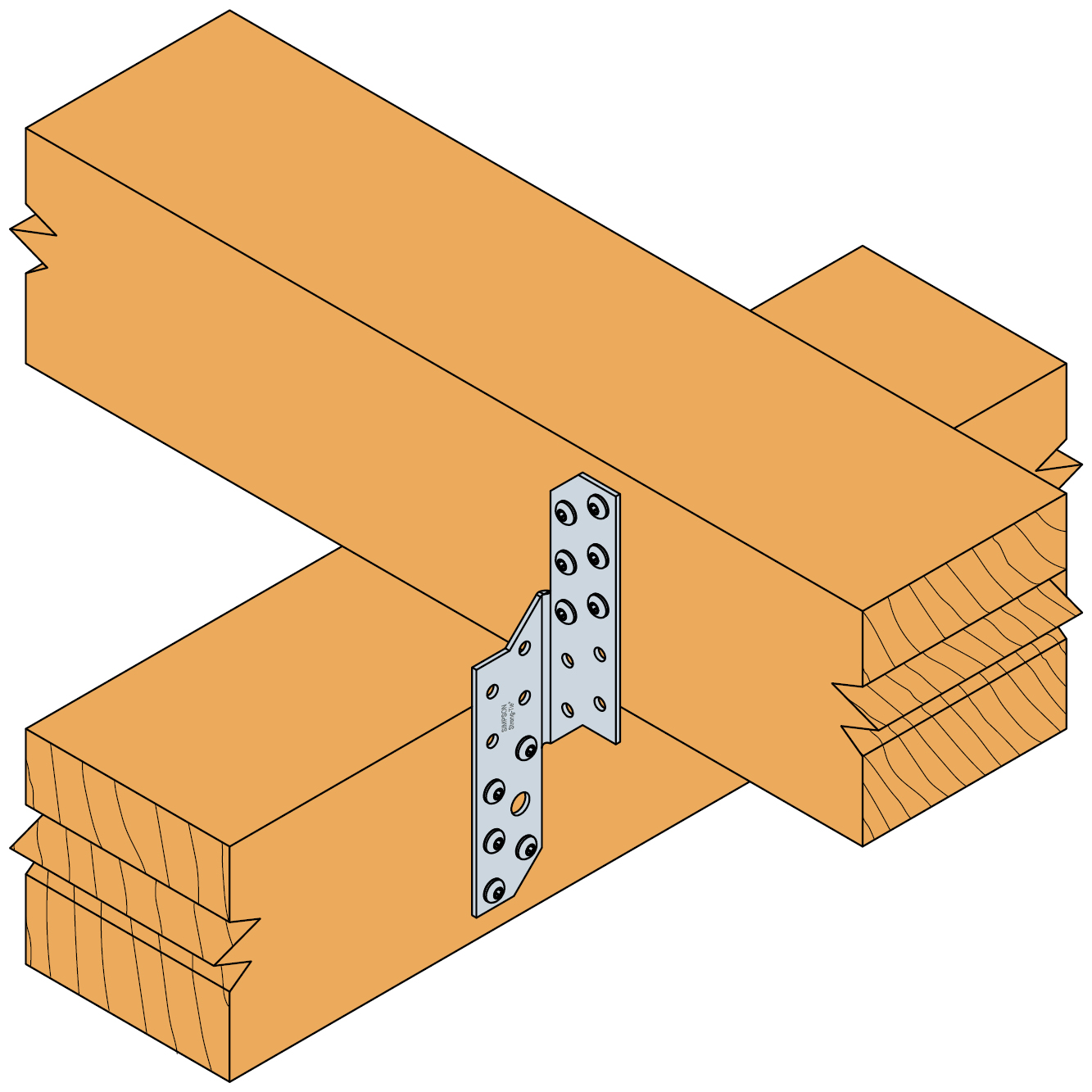Purlin Anchor - SPF | Simpson Strong-Tie