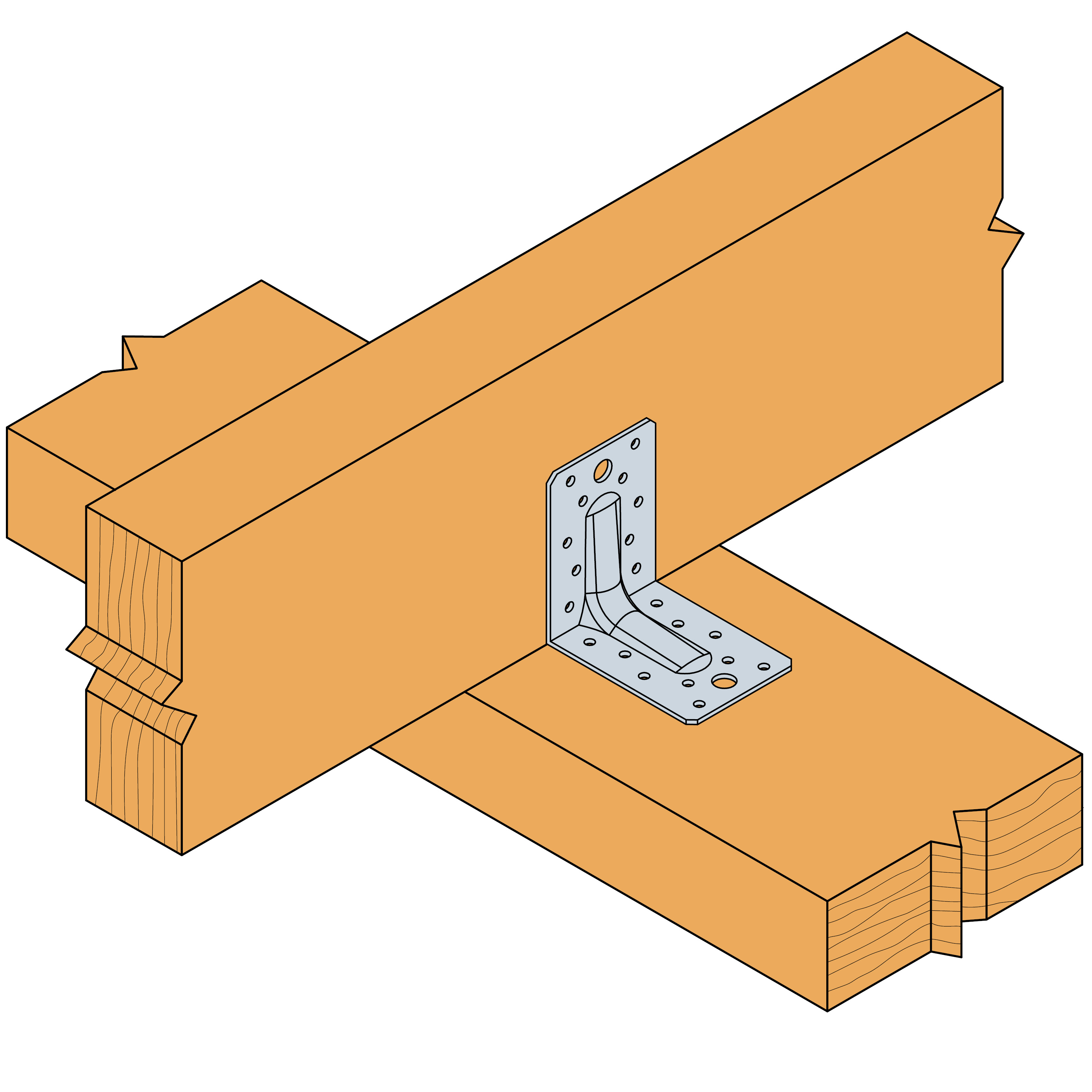 Simpson Strong-Tie Reinforced Angle Bracket ABR70 – JAY&EE Construction