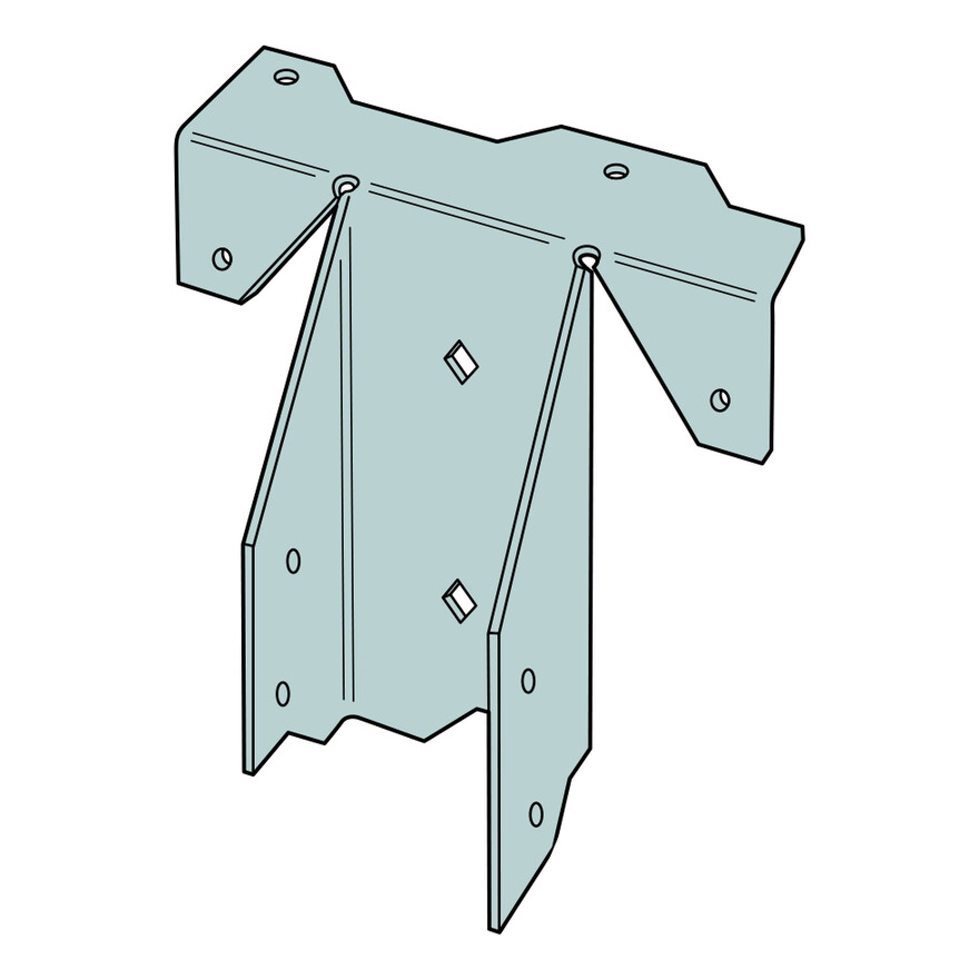 Ridge Rafter Connector - RR | Simpson Strong-Tie