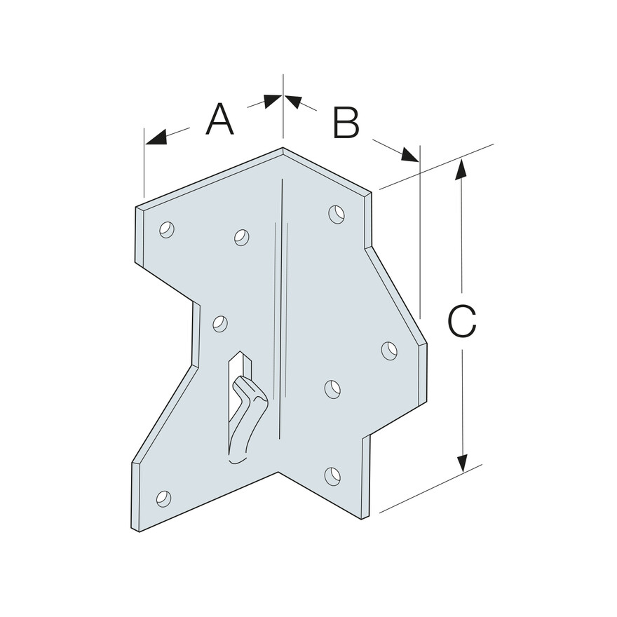Framing Anchor/Universal Framing Anchor - A34 | Simpson Strong-Tie