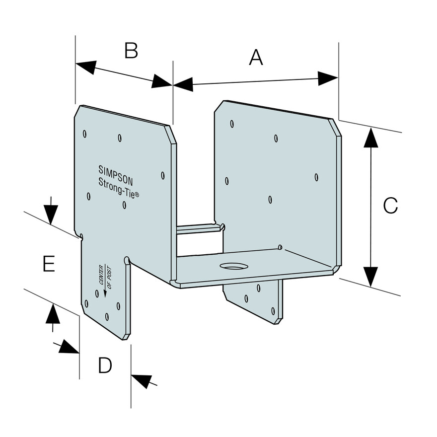 Post Cap & EPC End Post Cap - EPC-PC | Simpson Strong-Tie
