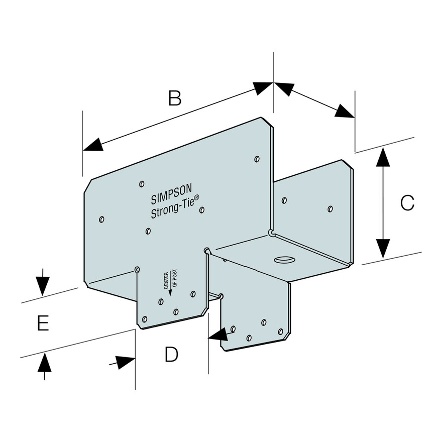 Post Cap & EPC End Post Cap - EPC-PC | Simpson Strong-Tie