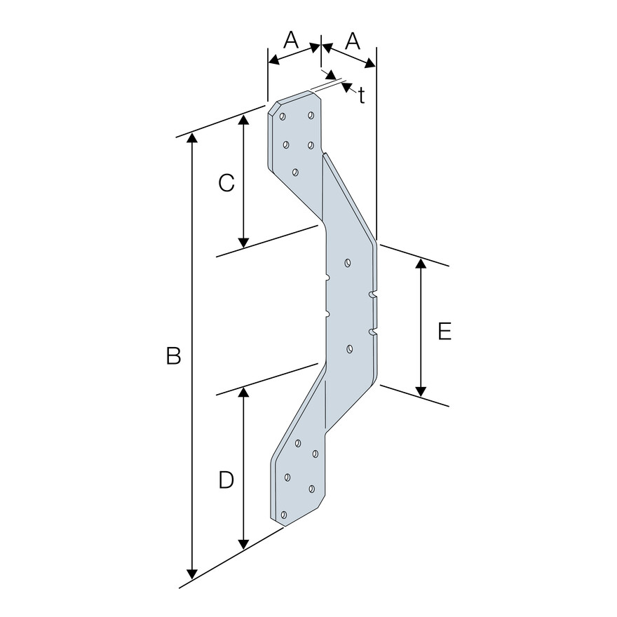 High Wind Tie - H2.5A | Simpson Strong-Tie