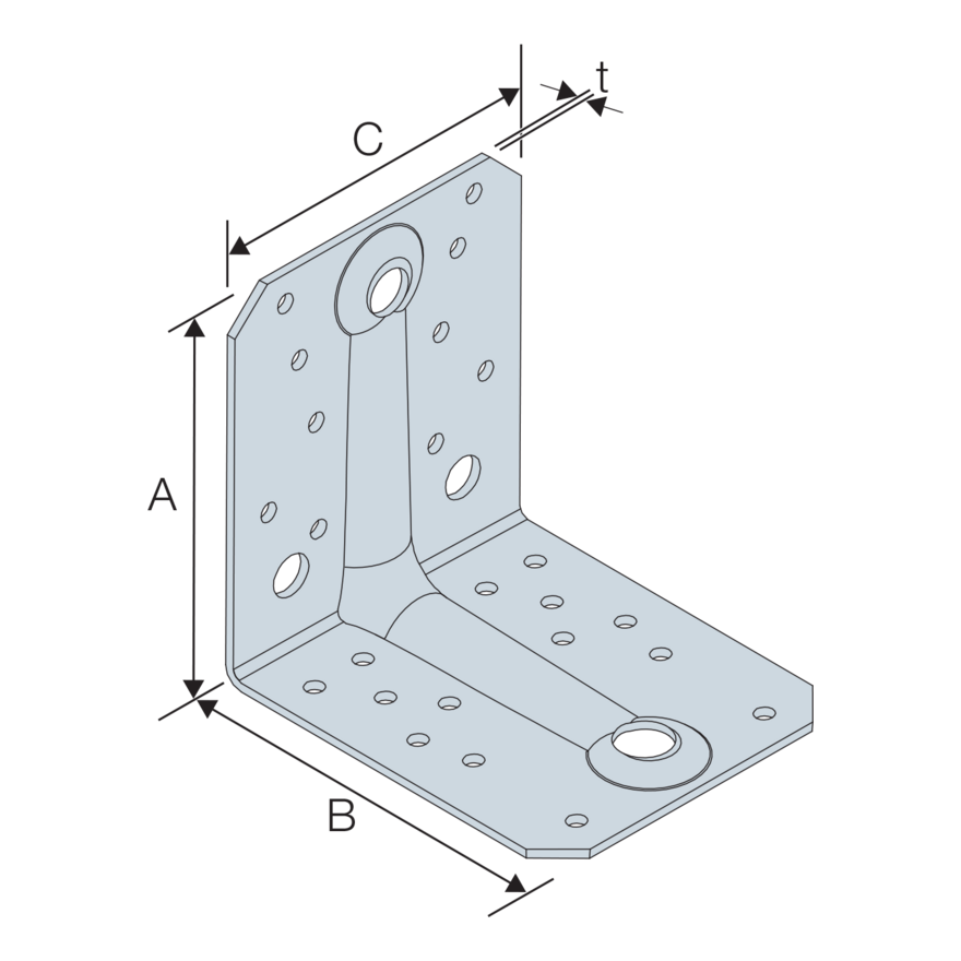 Stainless Steel Bracket - ABR-S | Simpson Strong-Tie