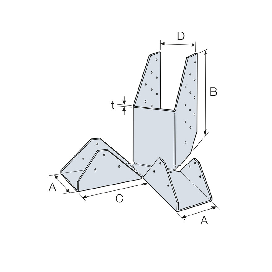 Hip Ridge Connector - HRC | Simpson Strong-Tie