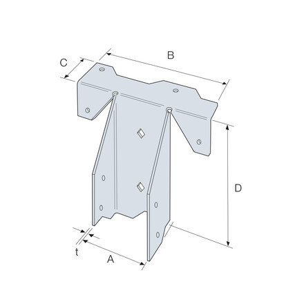 Ridge Rafter Connector - RR | Simpson Strong-Tie